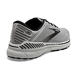 Brooks Men's Adrenaline GTS 22 Supportive Running Shoe - Alloy/Grey/Black - 11.5 X-Wide