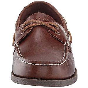 Tommy Hilfiger Men's Brazen3 Boat Shoe, Natural, 9