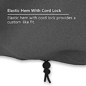 ANANMEI Outdoor Swivel Chair Cover 2 Pack, (37.5 L x 39.25 W x 38.5 H inches) 100%Waterproof Heavy Duty Outdoor Chair Covers, Patio Furniture Cover for Swivel Patio Chair(Grey)