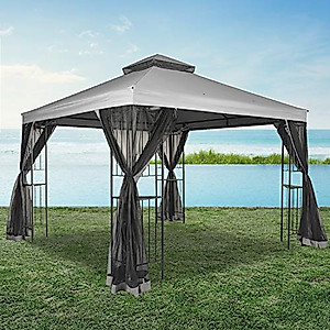 Garden Winds Replacement Canopy for Mainstays 2020 Easy Assembly Gazebo - Riplock 350