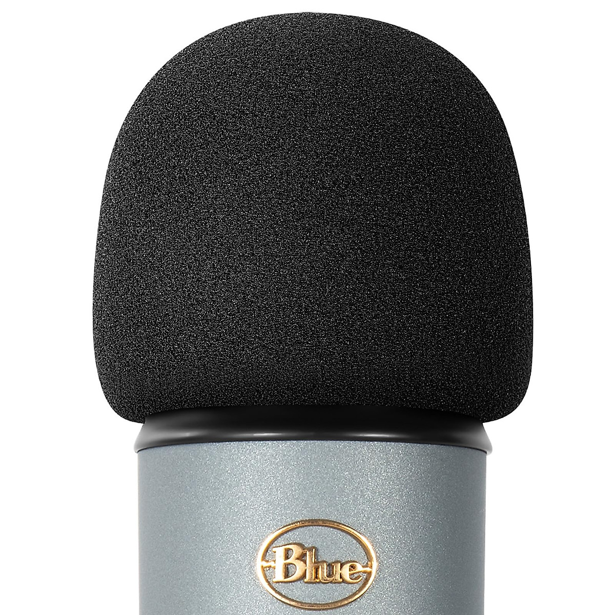 PhantAccy Pop Filter/Windscreen for Blue Yeti and Yeti Pro Microphones, Foam Mic Cover for Filtering Plosives and Hissing Noise