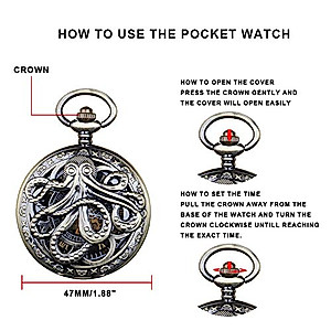 Classic Hollow Design Hand Winding Mechanical Pocket Watch Mens Watches
