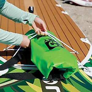 NIXY Monterey Paddle Board Expedition & Touring - 11'6" x 34" x 6" Inflatable SUP | Welded Seams, Woven Drop Stitch for Safety & Durability | Ultra-Light and Stable. (Ibiza)