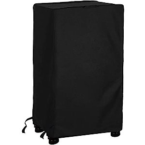 40 Inch Electric Smoker Cover for Masterbuilt Electric Smoker, 600D Heavy Duty Waterproof Square Smoker Cover, Special Fade and UV Resistant Material (28”W x 22”D x 39”H)