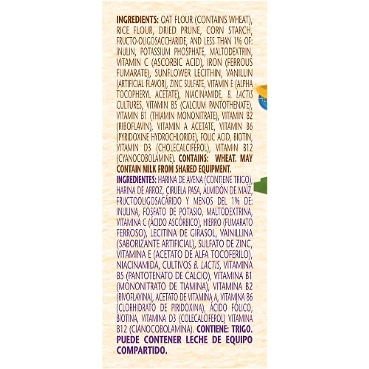 Nestle Nestum, Oat Rice & Prune, 9.5 Ounce (Pack of 12)