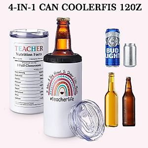 Zopeal Teacher Appreciation Gift Set 9 in 1 Teacher Birthday Favor Thank You Woven Basket Tumbler Thank You Gifts for Man Woman Valentines Mothers Day(Pink)