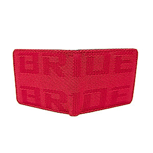 JDM Bride Racing wallet with bride fabric leather Red