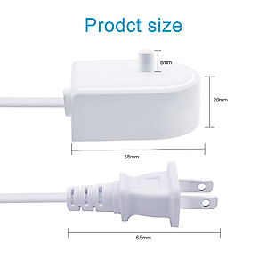 IBERLS Replacement HX6100 Charging Base Charger for Philips Sonicare HX6100 HX8910 HX8911, HX6000 Series Electric Toothbrushes; Fits Sonicare Airfloss, Airfloss Ultra Electric Flosser