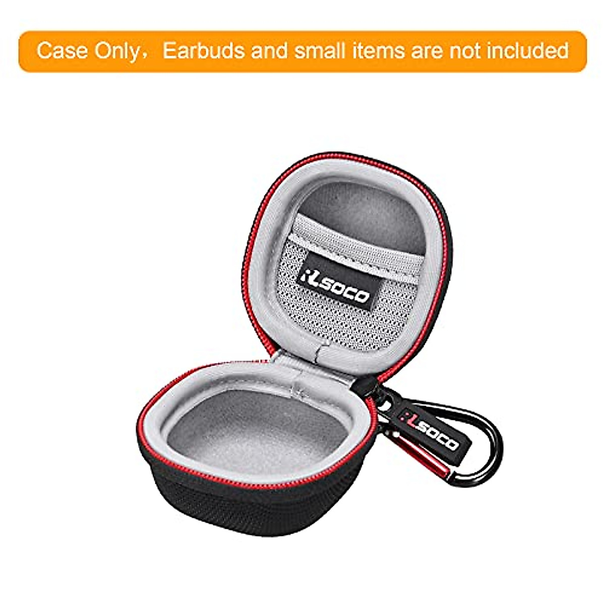 RLSOCO Carrying Case for Samsung Galaxy Buds 2 Pro/Galaxy Buds Pro/Galaxy Buds Live/Galaxy Buds 2 True Wireless Earbuds (Black)
