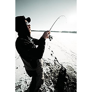 13 FISHING - Tickle Stick - Ice Fishing Rod - Gen 3 - 27" L (Light) - 1/16-1/8oz - PC2 Flat-Tip Blank - TS3-27L, Black