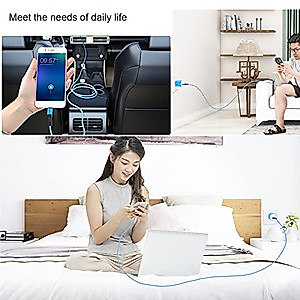 Type C Cable Fast Charging 2 Pack 3.3Ft USB A to USB C Cables Android Braided Power Cord for Samsung Galaxy A54 A72 A32 A13 A12 A02s M42 S23 S22 S21 Ultra 5G S20 FE S10e S9 S8 Plus Note 20 LG Wing K51