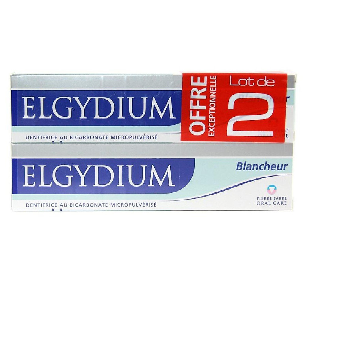 Elgydium Whitening Toothpaste with Bicarbonate Lot De 2x75 Ml