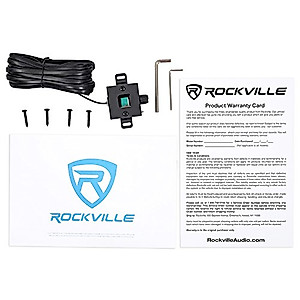 Rockville dB16 8000 Watt Peak/2000w RMS Mono 2 Ohm Amplifier Car Audio Amp, Black 15.1 Pounds