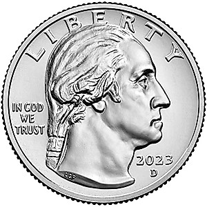 2023 P,D American Women, Washington Bessie Coleman Quarter Uncirculated