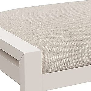 Hillsdale Furniture Amelia, White Vanity Stool