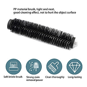 (2 PCS) Reusable Handheld Crumb Sweeper, Nutshell Soft Bristles Debris Collector for Table, Mat, Bed Sheets, Sofas, Clothes Cleaning Brush