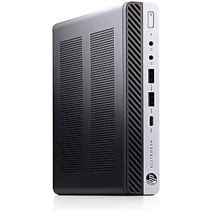 HP 800 G3 Mini High Performance Desktop Intel i5-6500 UP to 3.60GHz 16GB DDR4 New 1TB NVMe M.2 SSD WiFi BT Dual Monitor Support Keyboard & Mouse Win10 Pro (Renewed),i5-6500 3.20GHz