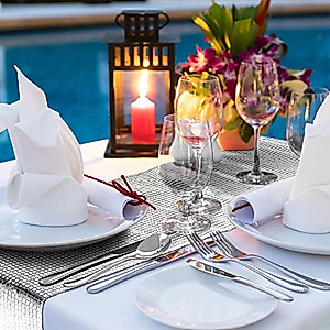 2 Pcs 14 x 72 Inches Glitter Disco Party Table Runner 70s Disco Party Table Cover 70s Birthday Party Supplies The 70s Dance Party Disco Theme Party 80s Hip Hop Party Decoration and Supplies for Table