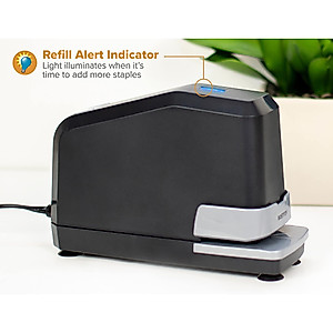 Bostitch Office Impulse Heavy Duty Electric Stapler Value Pack, 30 Sheet Capacity, Includes 5,000 Staples & Staple Remover, No-Jam, Faster Stapling, Black