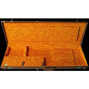 Fender Jaguar/Jazzmaster/Toronado/Jagmaster Multi-Fit Case - Brown with Gold Plush Interior