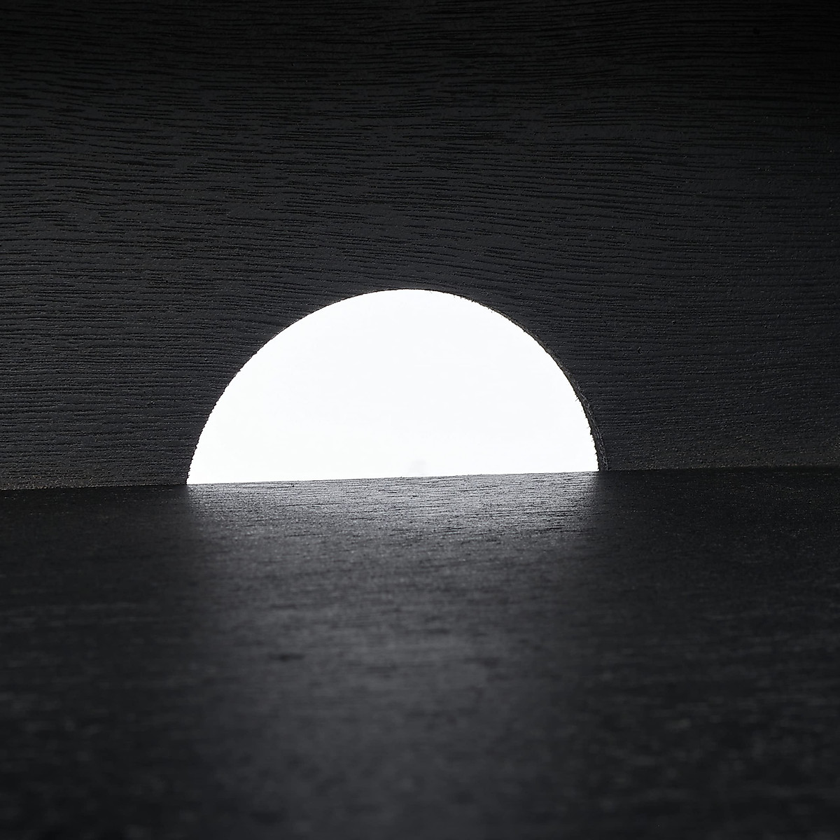 Safavieh Home Collection Halton Black 2-Door 1-Shelf Entertainment Stand up to 55" Flatscreen TV Media Unit