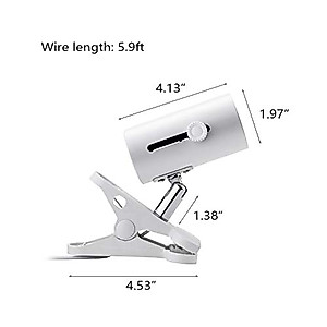 superdream Reptile Lamp Fixture Holder, Adjustable Stand Socket for Pet Brooder Lizard Turtle Snake Aquarium Habitat Heat Lamps (Write)