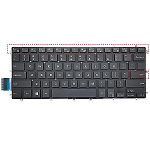 AIVIBRANT Keyboard w/Backlit for Dell Inspiron 13 (5368 5378 5379 7368 7373 7375 7378 7573) 2-in-1, Inspiron 15 (5568 5578 7569 7579) 2-in-1, Inspiron 13 (5370 7370), 14 7460, 15 (7560 7570),0G9N34