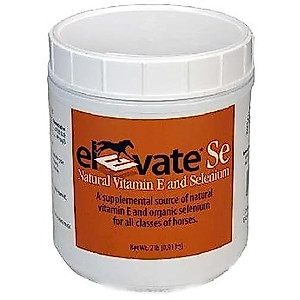 Kentucky Performance Prod Elevate Se Natural Vitamin E and Selenium Powder for Horses, 2 Pound Container