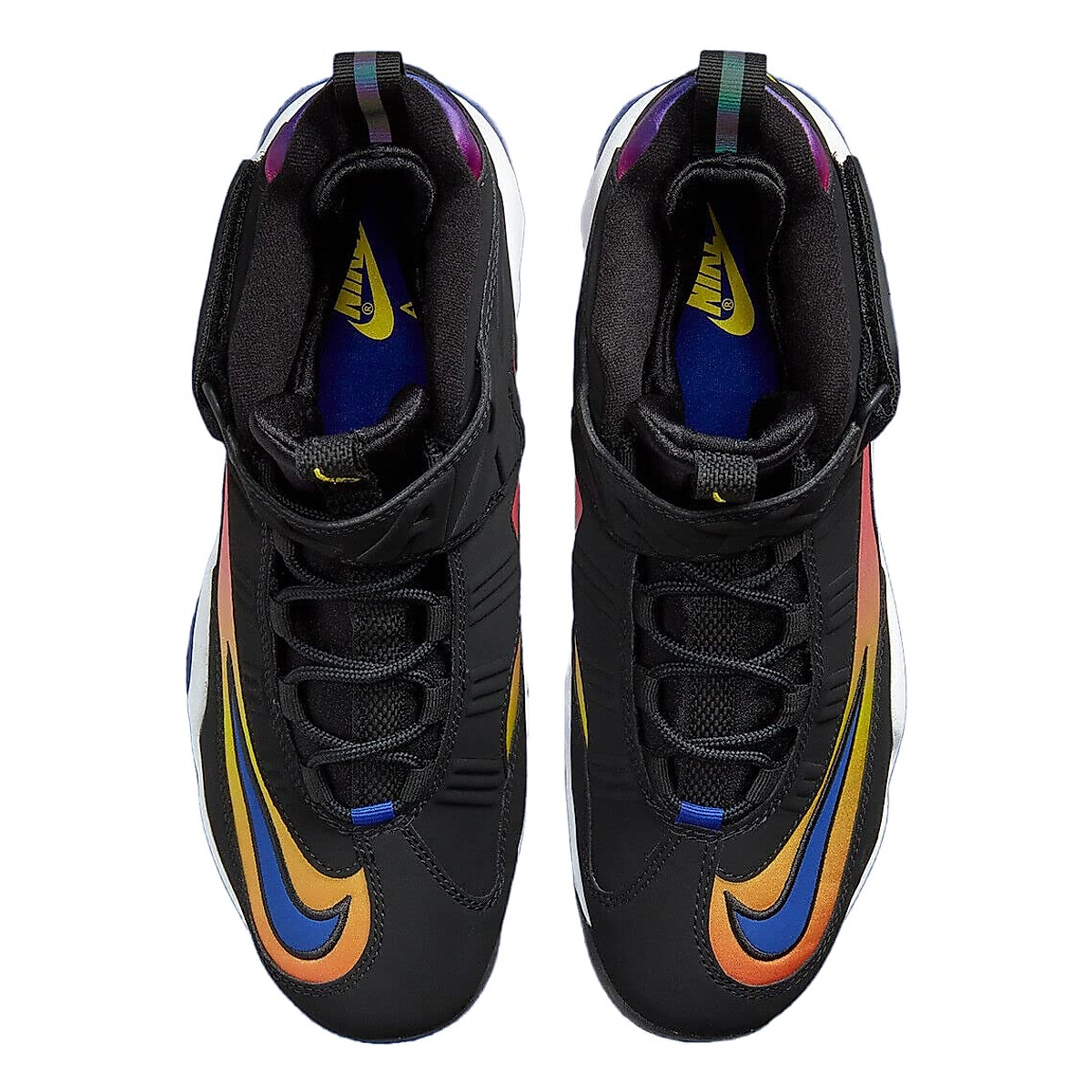 Nike mens Air Griffey Max 1, Black/Concord/Yellow Strike/Co, 9