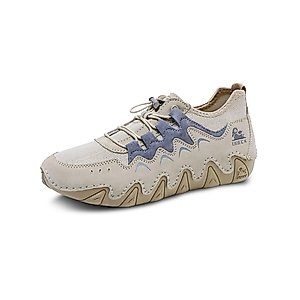Dbeck Women's Casual Jogging Shoes Athletic Walking Shoes for Outdoor Activities Lightweight Mesh Sports Sneakers with Adjustable Lace, Blue, 8