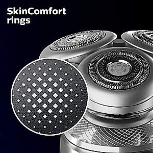 Philips Norelco Shaver 9000 Prestige, Rechargeable Wet or Dry Electric Shaver with Trimmer Attachment and Premium Case, SP9820/87