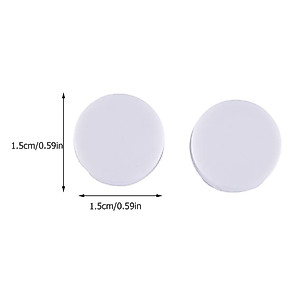 100Pcs Plastic Ring Boxes Toy Rattle Box Baby Toy Squeakers Bell Rattle Insert Rattle Replacement for Baby Pet Dog ( 15MM )