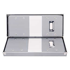 Snap-N-Store CD Storage Box - Pack of 1/2 - Durable Disc Holder with Lid to Store for Discs (2 Pack - CD, Ultimate Gray)