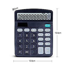 Computer Financial Electronic Office Calculator Office Functions Desktop Office & Stationery Home Office Decor (Black, One Size)
