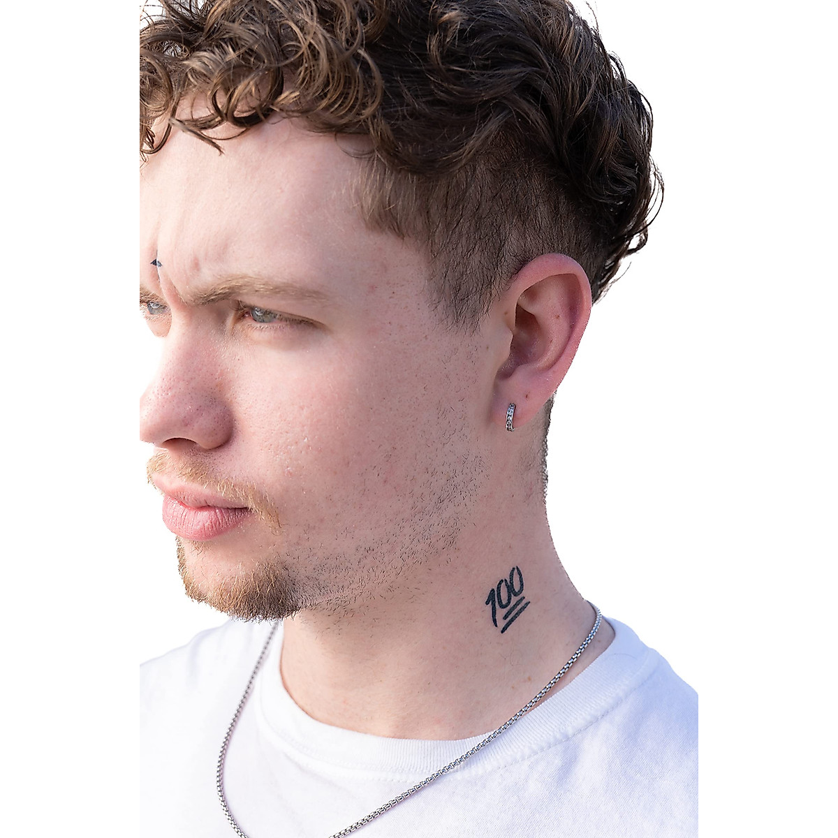 Thug Ink Temporary Tattoos - Volume I - 10 Temporary Tattoos ~ Face Tattoos ~ Teardrop, Cross, Praying Hands, etc~ Thug Life ~ Fake Tattoos ~ Water-transfer Tattoos