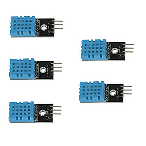 HiLetgo 5pcs DHT11 Temperature Humidity Sensor Module Digital Temperature Humidity Sensor 3.3V-5V Humidity Measure Range 20%-95% Temperature Measure Range 0-50℃ Celsius with Dupont Wires