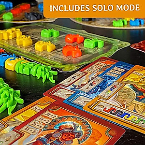 Synapses Games: Coatl, Strategy Board Game, Play in Solo Mode, Or With Up to 4 Players, 30 to 60 Minute Play Time, For Ages 10 and up