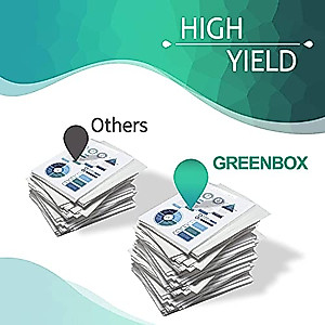 GREENBOX Remanufactured MP C2003 Toner Cartridge Replacement 15,000 Pages High Yield for Ricoh Aficio MP C2003 MP C2503 MP C2004 MP C2504 MP C2003 MP C2503 Printer (1 Black 1 Cyan 1 Magenta 1 Yellow)