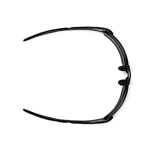 Pyramex Safety Products CHB310D Carhartt Spokane Safety Glasses, Clear Lens with Black Frame, Clear