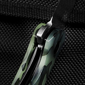 Kizer Folding Pocket Knife, 3.11 Inches S35VN Steel Blade Raffir Handle EDC Knife, Assisted Folder Opening with Flipper, Utility Knife for Men Women, Gemini Ki3471A2