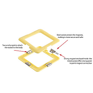 dreambuilderToy Magnetic Tiles Building Blocks Game Set Toys,Magnet Stacking Blocks, Magnetic Tiles for Girls and Boys Birthday Gift (40 PC Set) (Pastel Colo)…