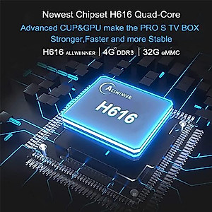 GREVA Android TV Box 10.0 4G RAM 32G ROM H616 Chip Support USB3.0 Smart TV Box Streaming Media Player