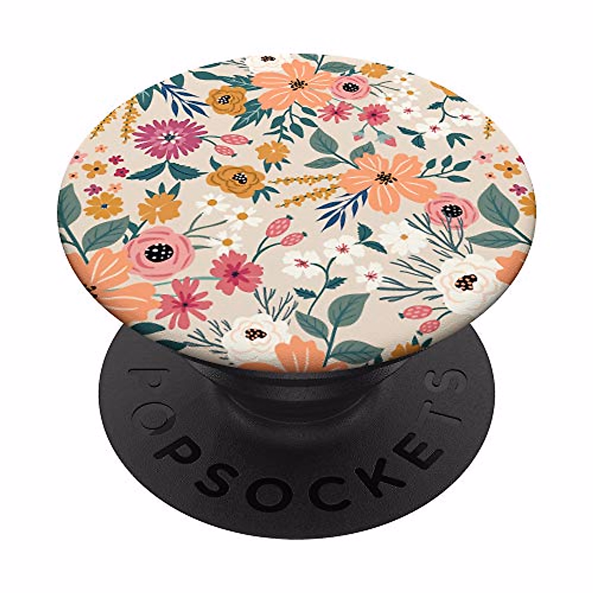 Beautiful Colorful Floral Flowers Design PopSockets PopGrip: Swappable Grip for Phones & Tablets