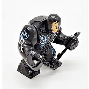 Prodigy Toys Venom Action Figure with Devastating Weapon (Featuring Eddie Brock's Transformation to Venom, with Interchangeable Heads)