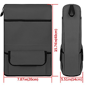 Linkidea PS5 Controller Storage Pocket Protective, Nylon Dust Cover for Game Console, Skin Cover Anti Scratch Protector Sleeve Compatible with Playstation 5 Console (Grey)