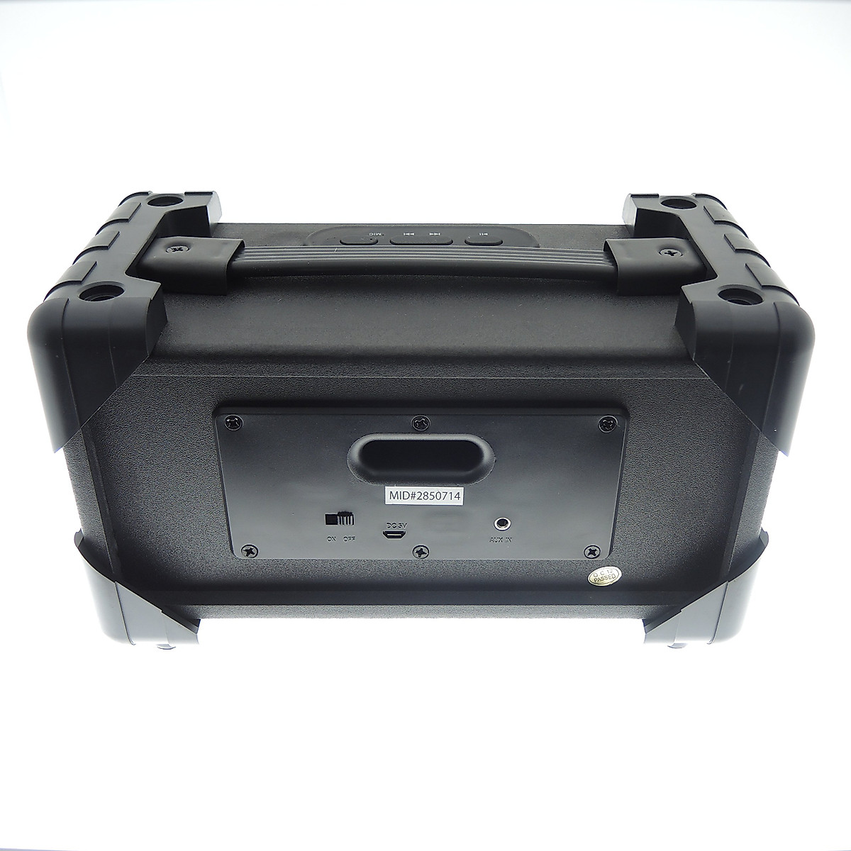 Vivitar V143BT-BLK Bluetooth Retro Boom Box Speaker, Black