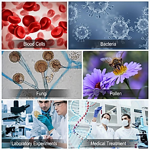 creahub Improved Neubauer Hemocytometer Cell Counting Chamber with Bright Line Hemocytometer, Cellware Chambers with 2 Pcs Cover Glass for Counting Cells, Pollen in Laboratory Factory Medical