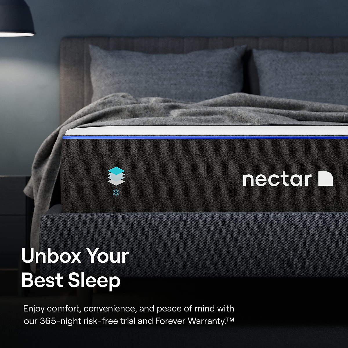 Nectar TwinXL Mattress - 365 Night Home Trial - Gel Memory Foam Mattress - CertiPUR-US Certified Foams - Forever Warranty