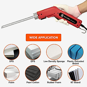RONGTER Foam Cutter Pro Electric Hot Knife(200W) - Foam Cutter Electric Styrofoam Cutting Tool with Blades & Accessories for Engraving and DIY Handmade