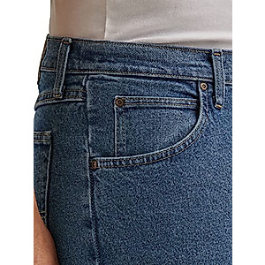 Wrangler Authentics Men's Classic 5-Pocket Relaxed Fit Flex Jean Dark Stonewash Flex 36W x 29L
